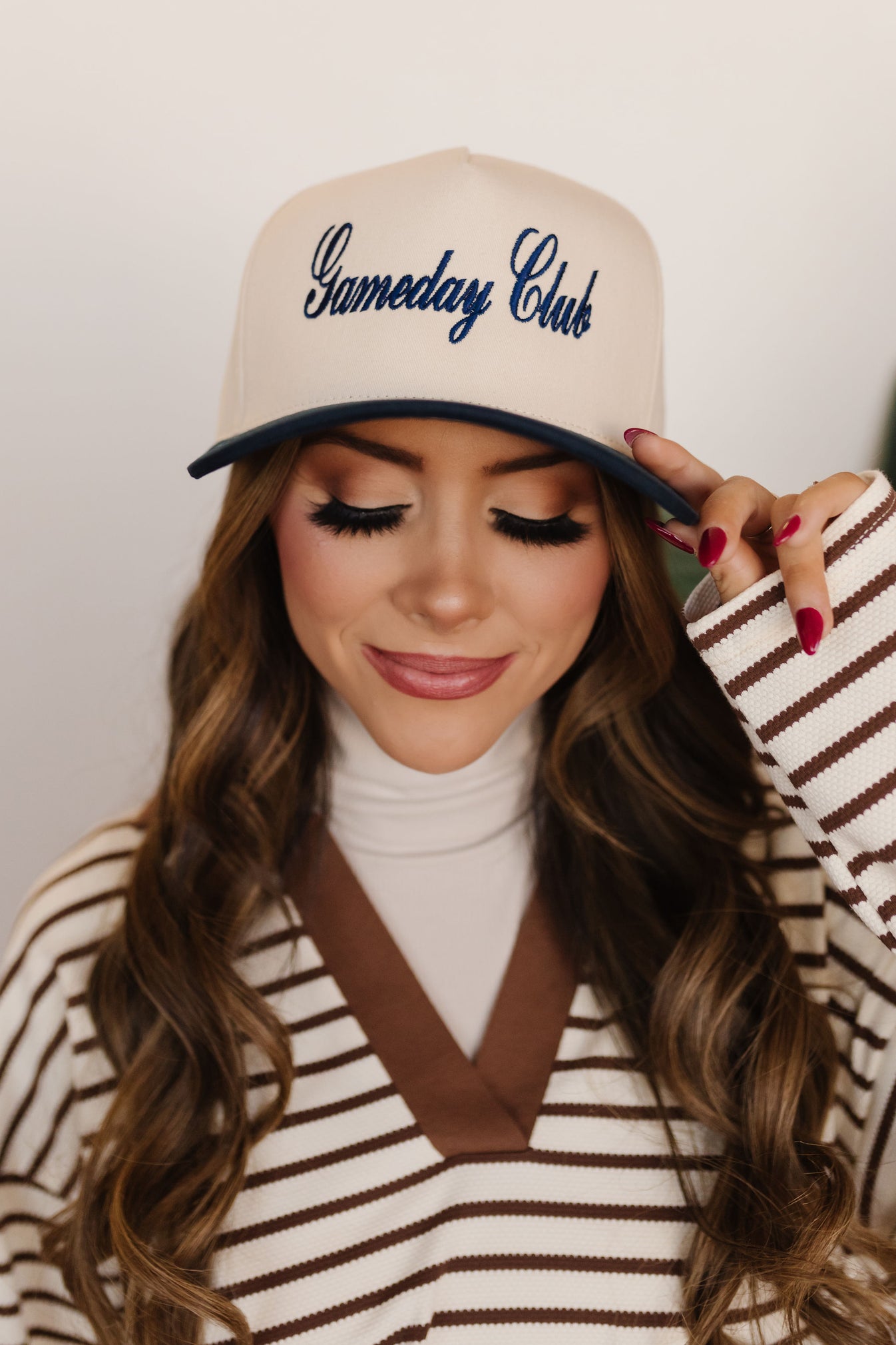 THE GAMEDAY CLUB TWO TONE BASEBALL CAP – Pink Desert